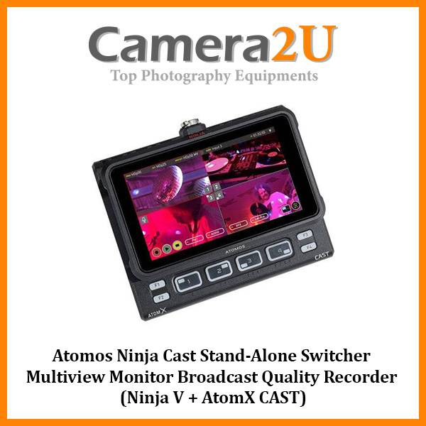 Atomos Ninja Cast Stand-Alone Switcher Multiview Monitor And Broadcast ...