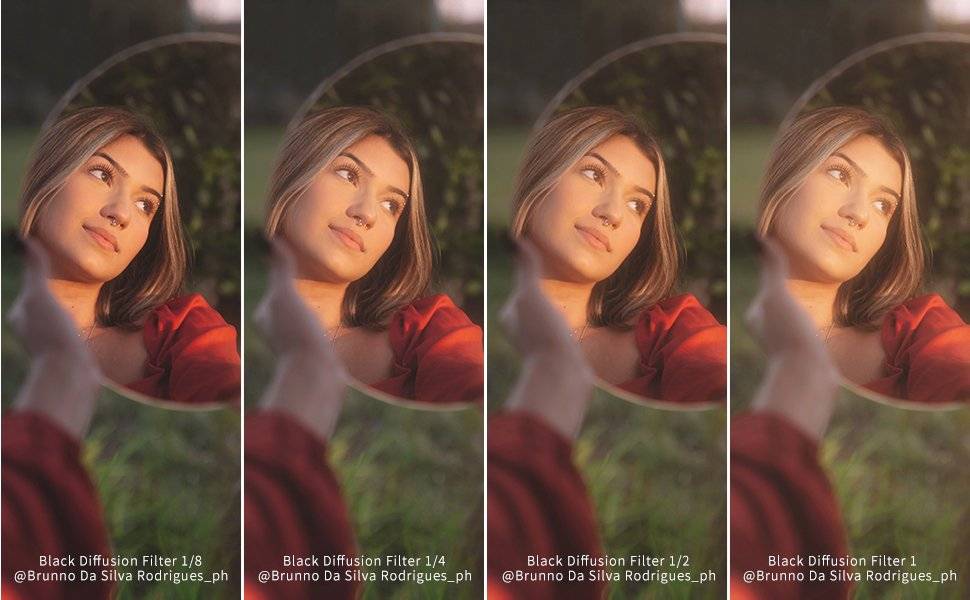 K&F Concept Nano-X Black Mist Diffusion 1/4 Special Effects Soft Filter ...