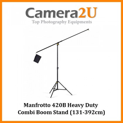 Manfrotto 420B Heavy Duty Combi Boom Stand (131-392cm) | Camera2u ...