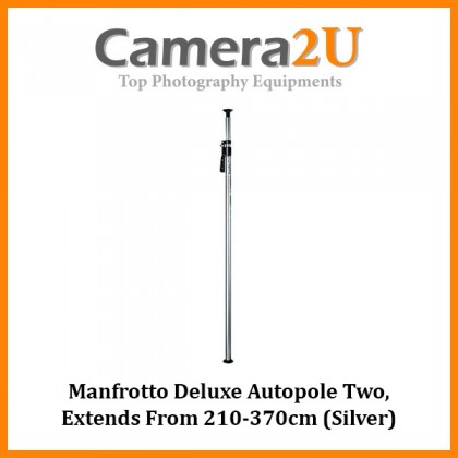 Manfrotto Deluxe Autopole Two, Extends From 210-370cm (Silver ...