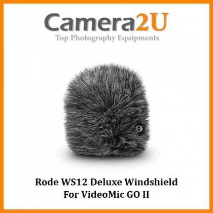 Rode WS12 Deluxe Windshield For VideoMic GO II | Camera2u Malaysia Top ...