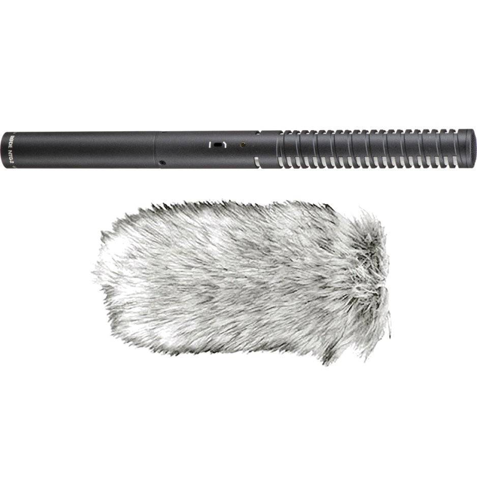 Rode NTG2 Multi-Powered Condenser Shotgun Microphone with Rode Deadcat ...