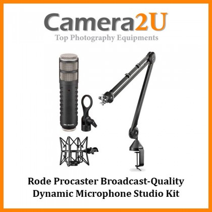 Rode Procaster Broadcast-Quality Dynamic Microphone Studio Kit ...