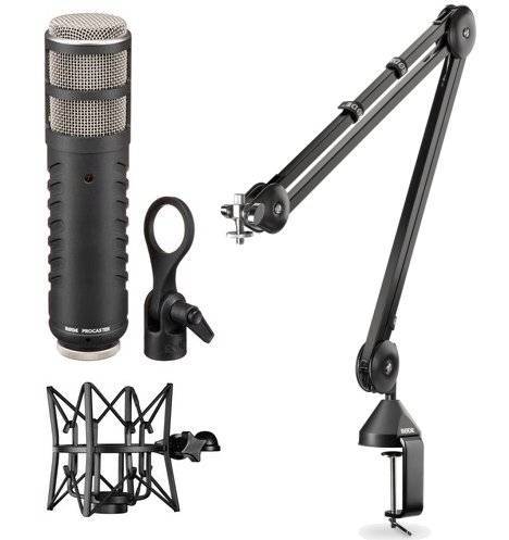 Rode Procaster Broadcast-Quality Dynamic Microphone Studio Kit ...