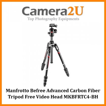Manfrotto Befree Advanced Carbon Fiber Tripod Free Video Head MKBFRTC4-BH | Camera2u Malaysia ...