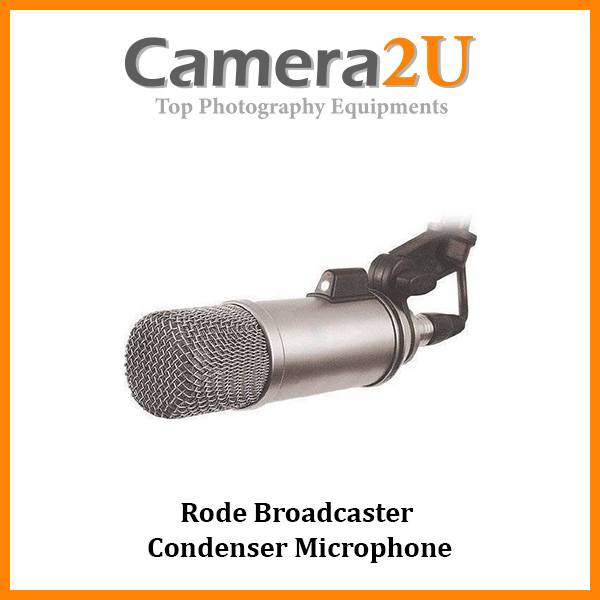 Rode Broadcaster Condenser Microphone | Camera2u Malaysia Top Camera ...