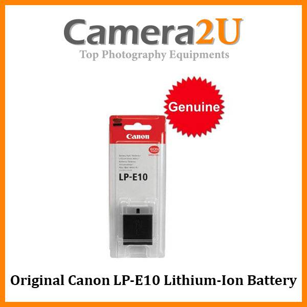 Original Canon LP-E10 Lithium-Ion Battery For Canon EOS 3000D 4000D ...
