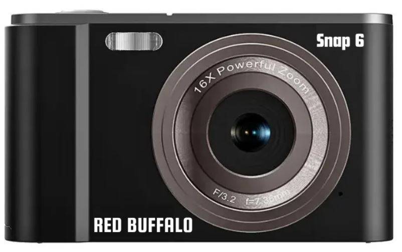Red Buffalo Snap-6 Digital Camera 2.7K 48MP Light Versatile Compact ...