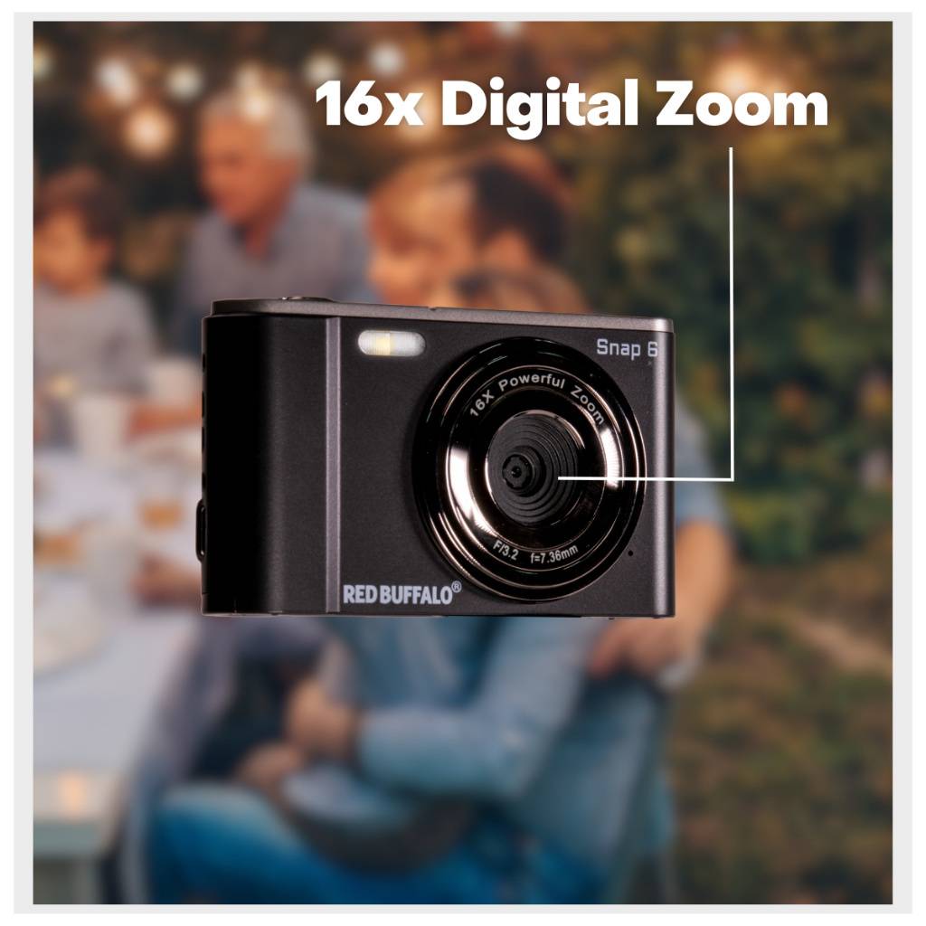 Red Buffalo Snap-6 Digital Camera 2.7K 48MP Light Versatile Compact ...