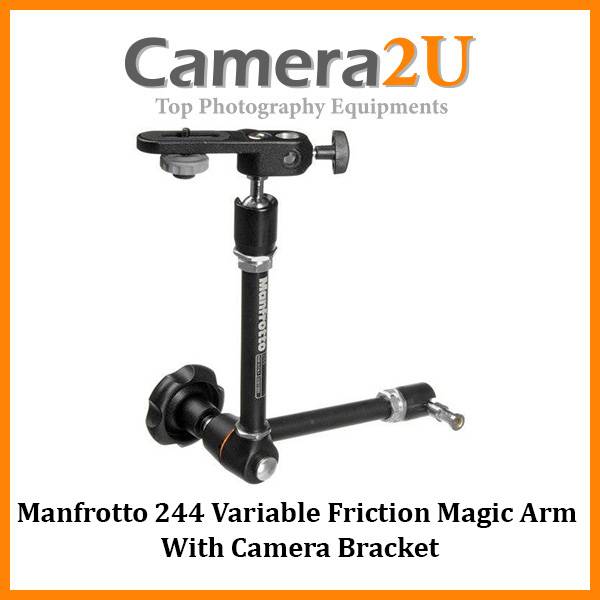 Manfrotto 244 Variable Friction Magic Arm With Camera Bracket ...