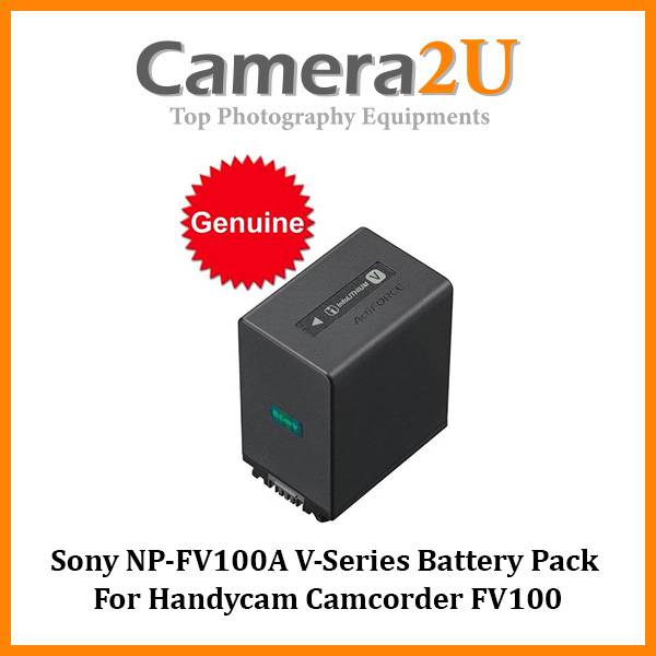 Sony NP-FV100A V-Series Battery Pack For Handycam Camcorder FV100 FV70 FV50A FV70A FV100A ...