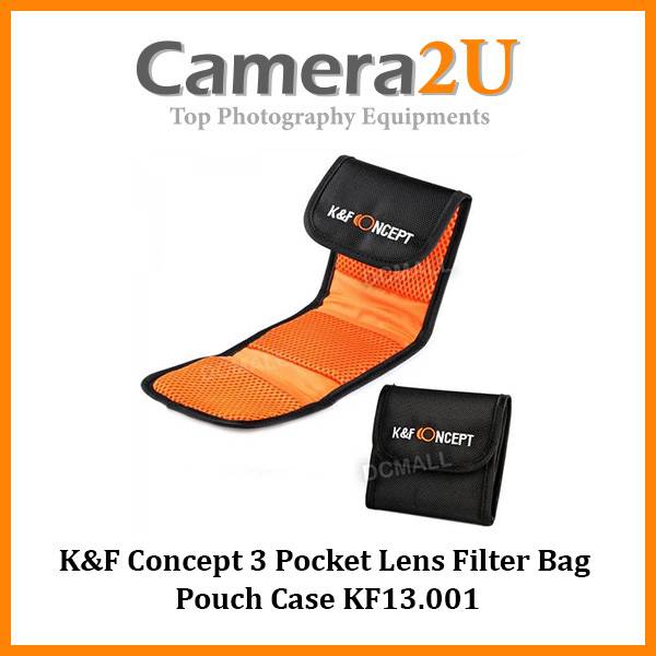 K&F Concept 3 Pocket Lens Filter Bag Pouch Case KF13.001 | Camera2u ...