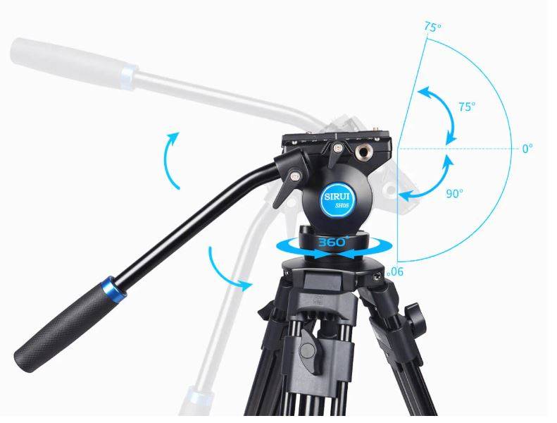 Sirui SH05 Video Tripod Kit | Camera2u Malaysia Top Camera Equipments Store