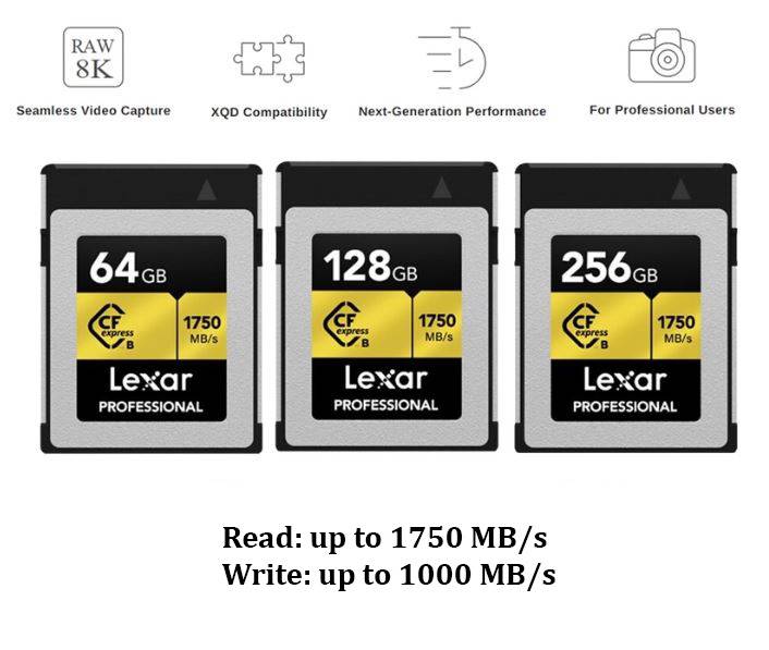 Lexar Professional 8gb 400x Cf Card Size Lexar Professional CFexpress ...