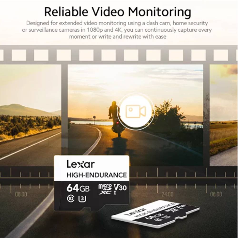 Lexar High-Endurance Memory Card Micro SD Card Read 100mb Class10 U1 ...