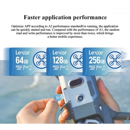 Lexar FLY Memory Card 256GB 128GB 64GB A2 Micro SD Card Read 160mb ...