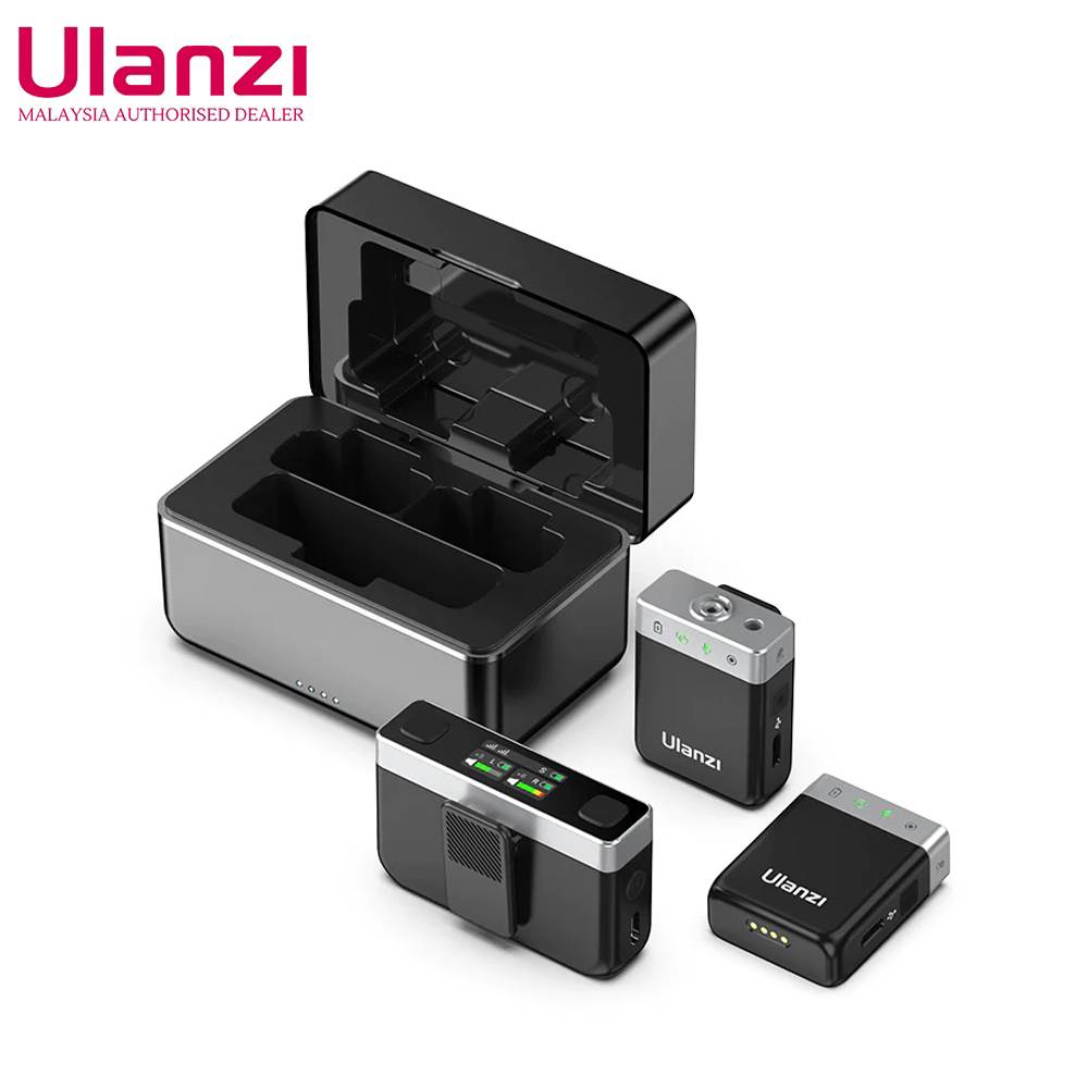 Ulanzi U-Mic AM18 Wireless Lavalier Microphone System Small Lightweight ...