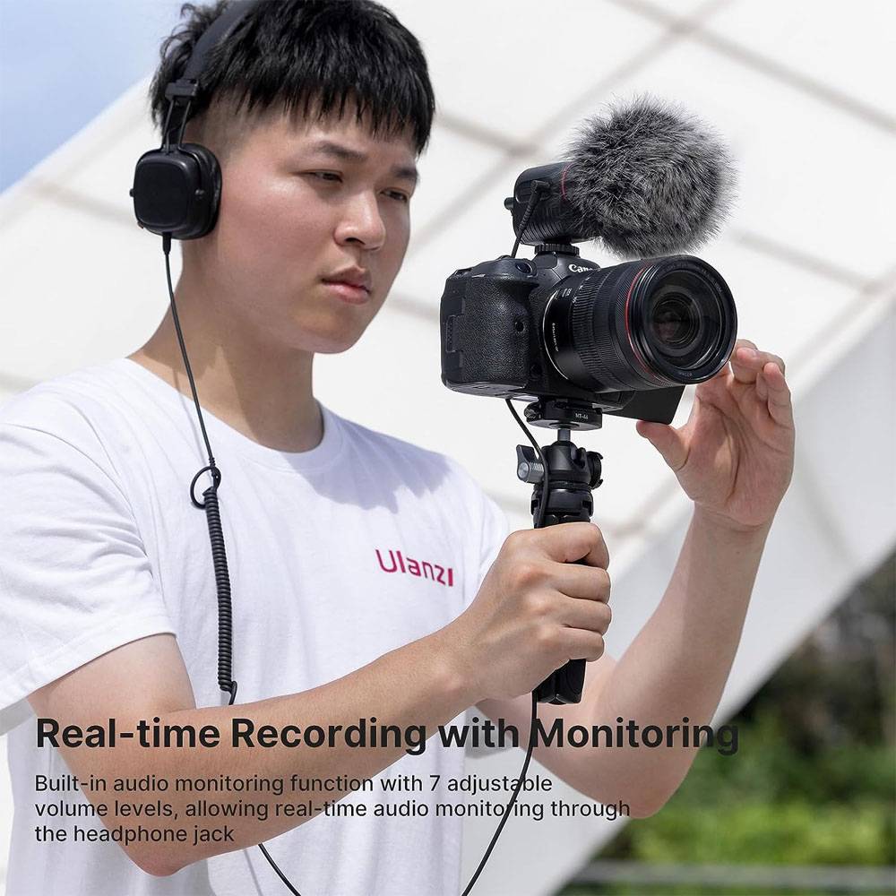 Ulanzi WM-02 Pro Compact USB Camera-Mount Shotgun Microphone A002GBB1 ...