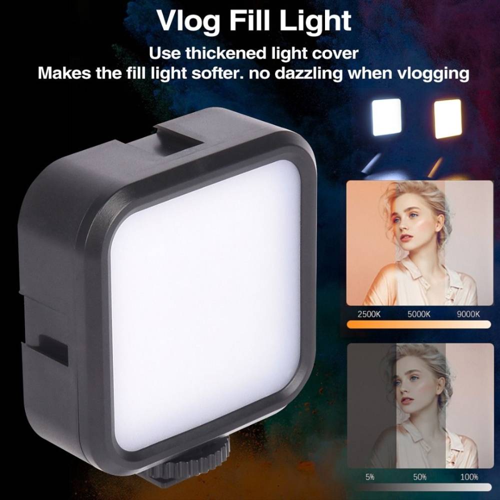 GS LitBox Nano Mini LED Video Light RGB Bi-Color for Smartphone Camera ...