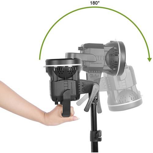 GVM LS-P80S 80W High Power LED Single Light Kit with Filters | Camera2u ...