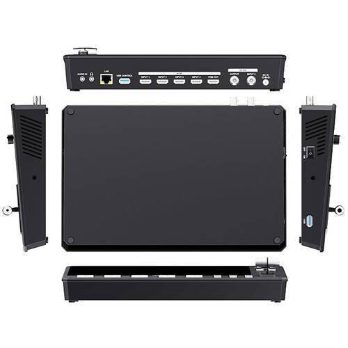 FeelWorld L4 Multi-Camera Video Mixer Switcher 10.1 Inch Touch Screen ...