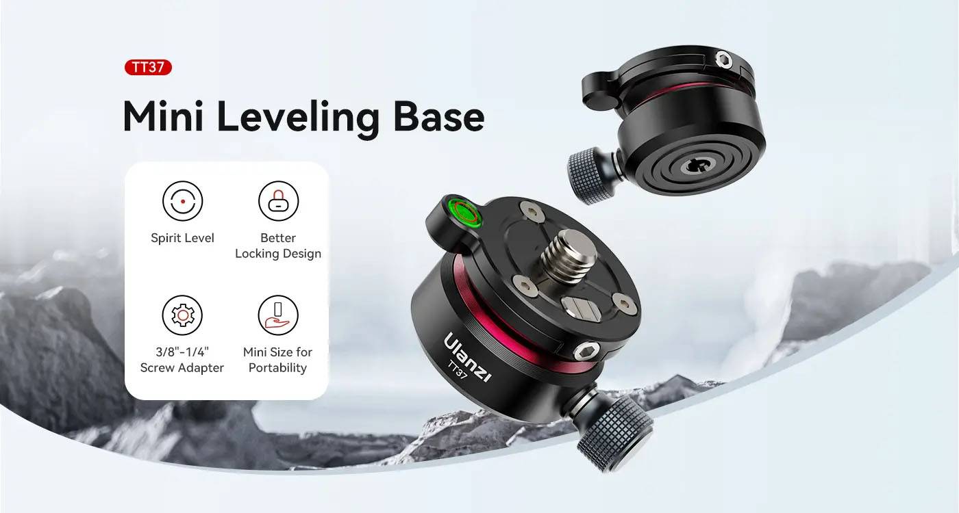 Ulanzi TT37 Mini Leveling Base for Tripod Head T065GBB1 | Camera2u ...