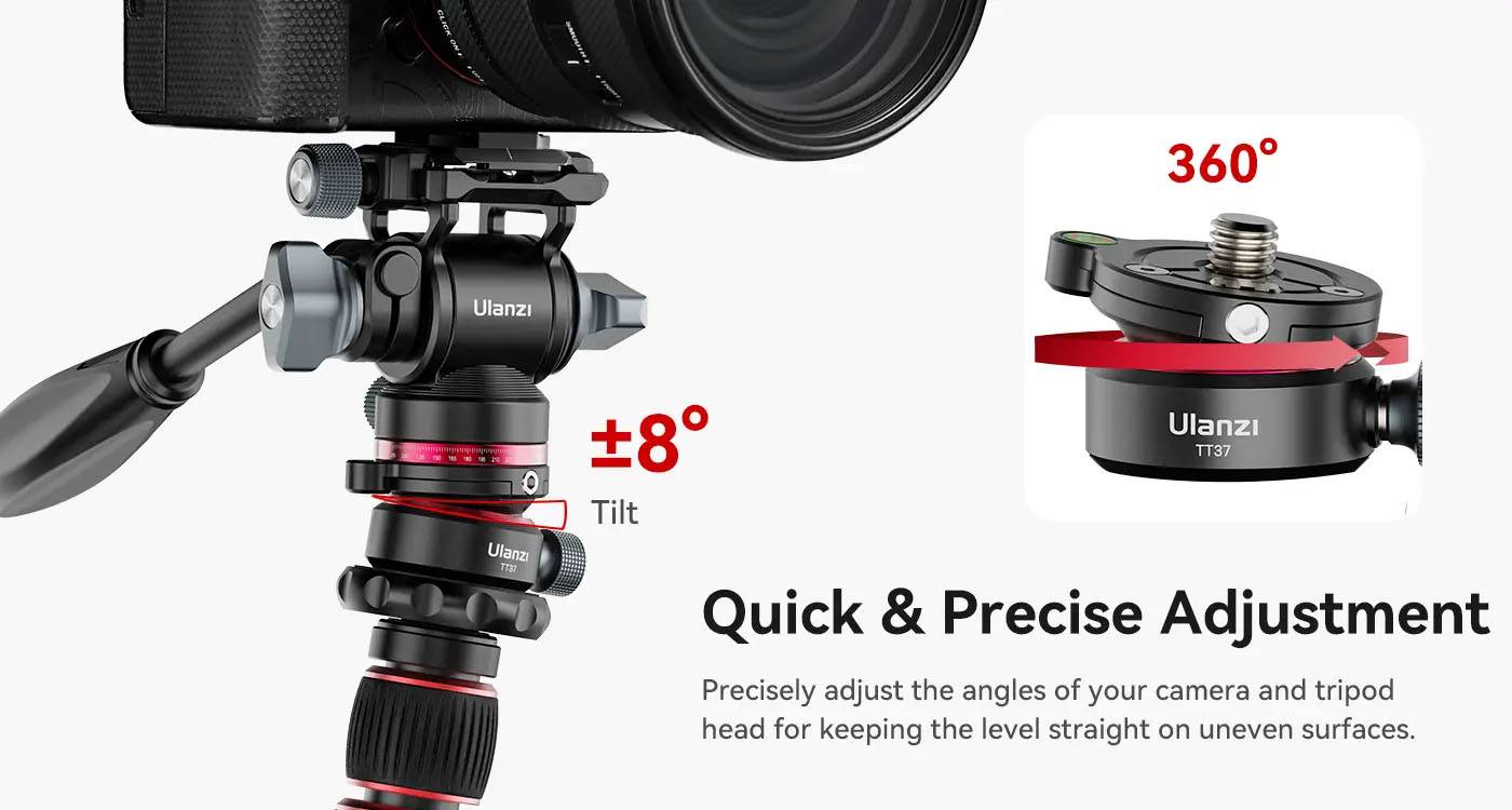 Ulanzi TT37 Mini Leveling Base for Tripod Head T065GBB1 | Camera2u ...
