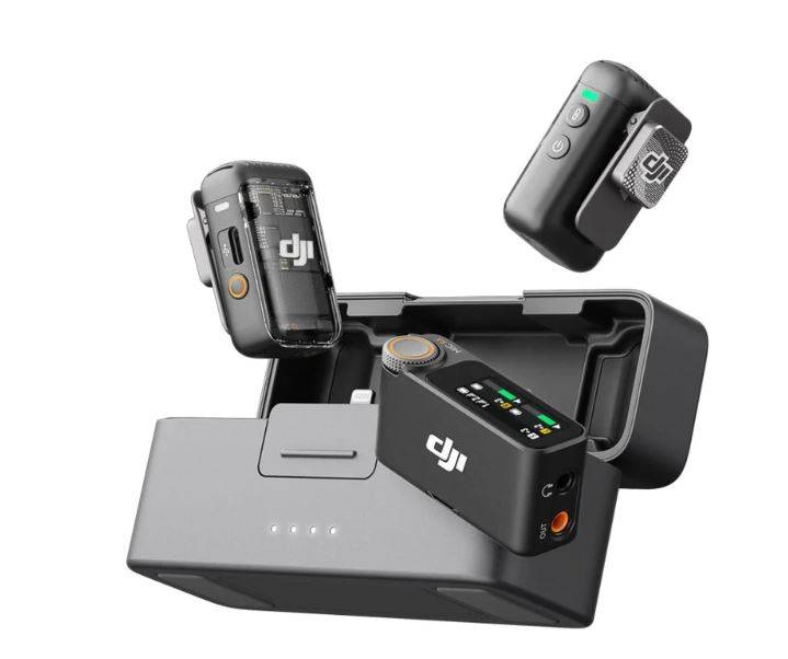 DJI Mic 2 Compact Digital Wireless Microphone System for Camera ...