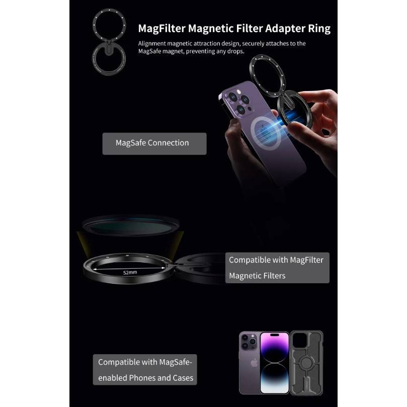 Ulanzi HP-013 52mm MagFilter Magnetic Filter Kit for Smartphones ...