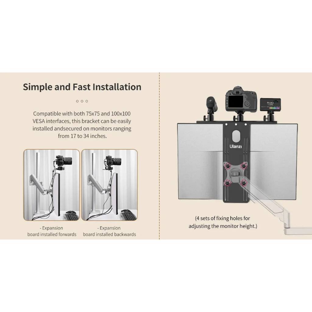 Ulanzi LS16 Monitor Extension Camera Mount T021GBB1 | Camera2u Malaysia ...