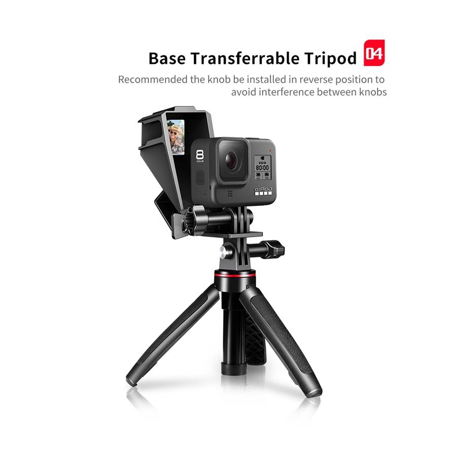 Ulanzi GP-5 Vlog Flip Up Mirror Bracket Selfie Mirror Flip Screen Stand ...