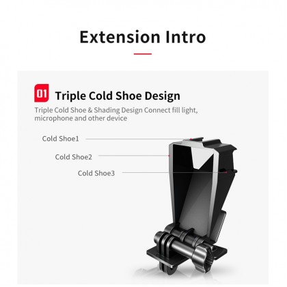 Ulanzi GP-5 Vlog Flip Up Mirror Bracket Selfie Mirror Flip Screen Stand ...