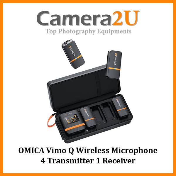 COMICA Vimo Q Wireless Microphone 4 Transmitter 1 Receiver | Four ...