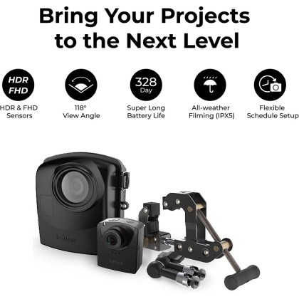 Brinno BCC2000 Plus Construction Time-Lapse Camera with Solar Power Kit ...