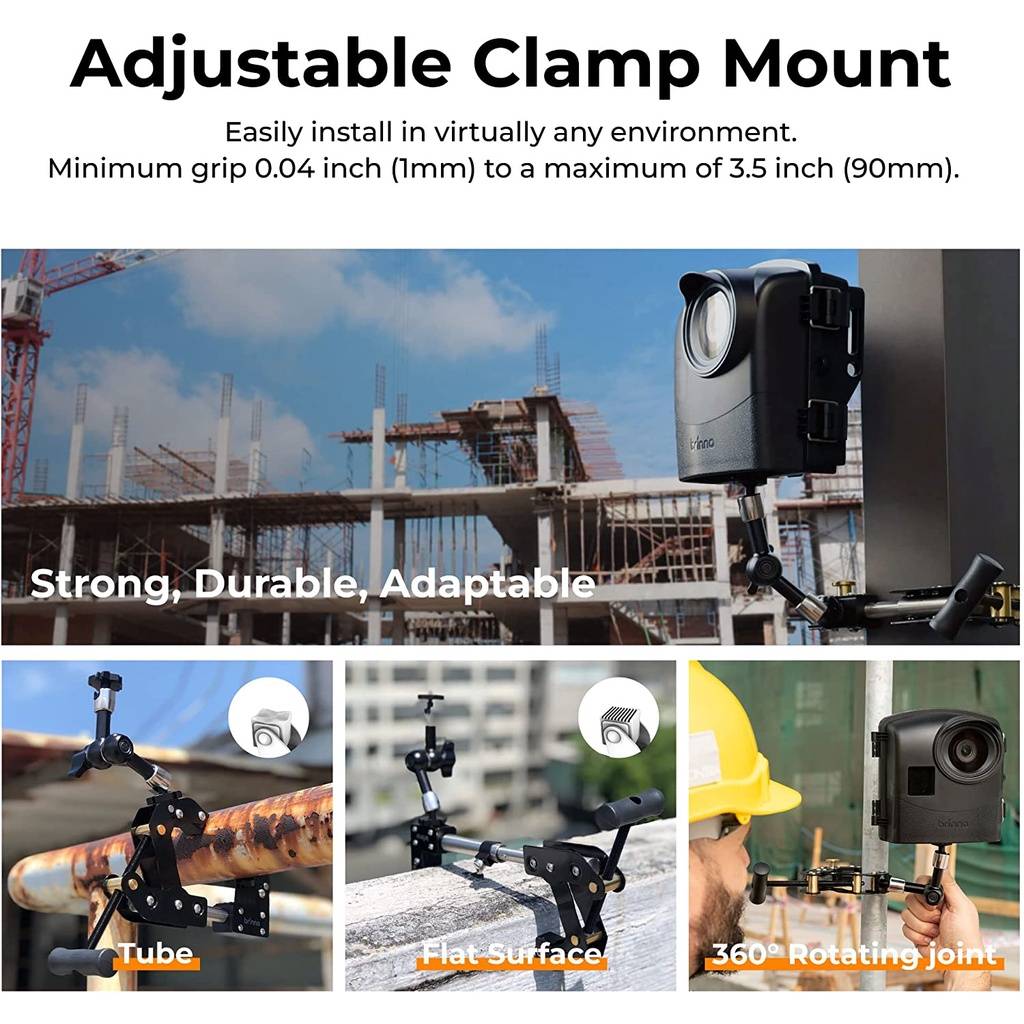 Brinno BCC2000 Plus Construction Time-Lapse Camera with Solar Power Kit ...