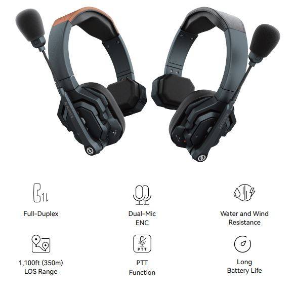Hollyland Solidcom SE-6S 6-Person Wireless Headset Intercom System with ...