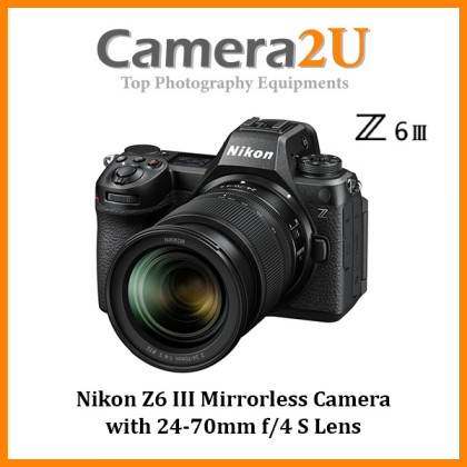 Nikon Z6 III Mirrorless Camera with 24-70mm f/4 S Lens | Camera2u ...