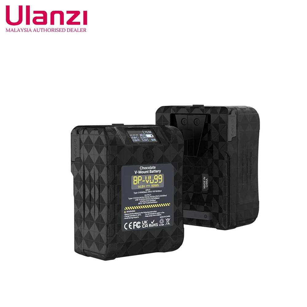 Ulanzi VL99 26000mAh 14.8V 99Wh Lithium-Ion Portable V-Mount Battery ...