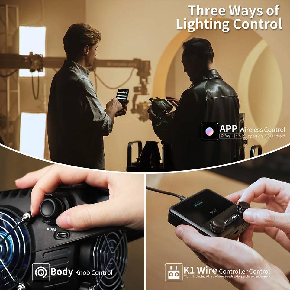 Zhiyun Molus B Series B100 / B200 / B300 / B500 COB Light Bi-Color LED ...