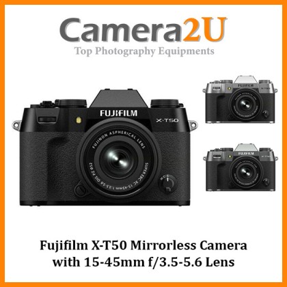Fujifilm X-T50 XT50 Mirrorless Camera with 15-45mm f/3.5-5.6 Lens ...