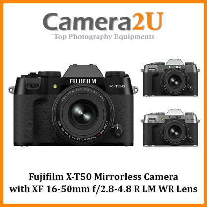 Fujifilm X-T50 XT50 Mirrorless Camera with XF 16-50mm f/2.8-4.8 R LM WR Lens | Camera2u Malaysia ...