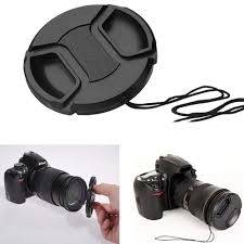 Snap On Lens Cap for Digital DSLR Camera with string | Camera2u ...