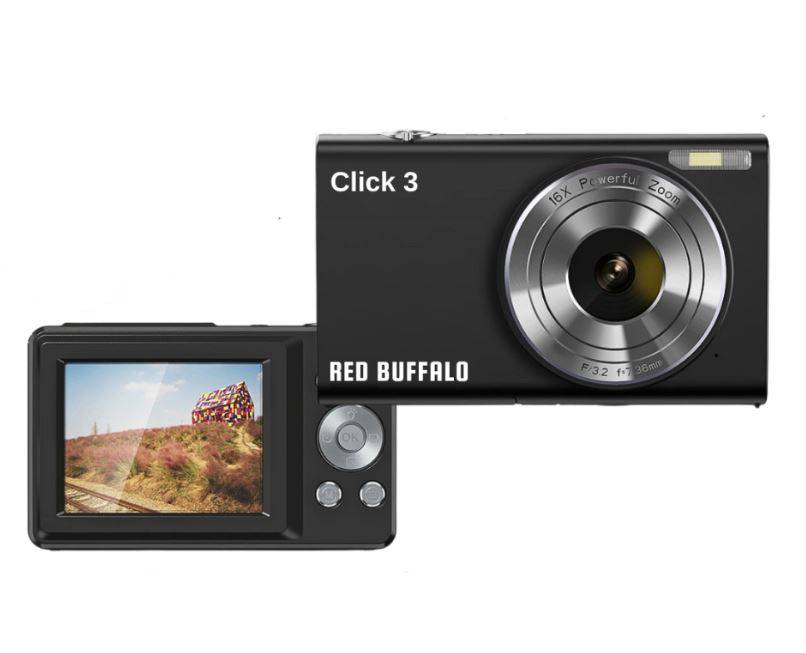 Red Buffalo Click 3 Compact Digital Camera 16X Digital Zoom | Camera2u ...