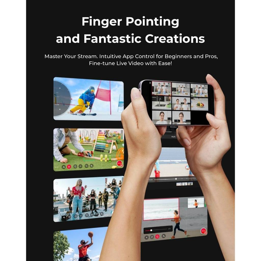 OBSBOT Tail Air 4K NDI HDMI Recording AI PTZ Tracking Camera | Camera2u ...