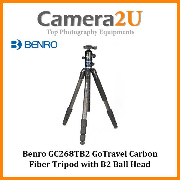 Benro GC268TB2 GoTravel Carbon Fiber Tripod with B2 Ball Head ...