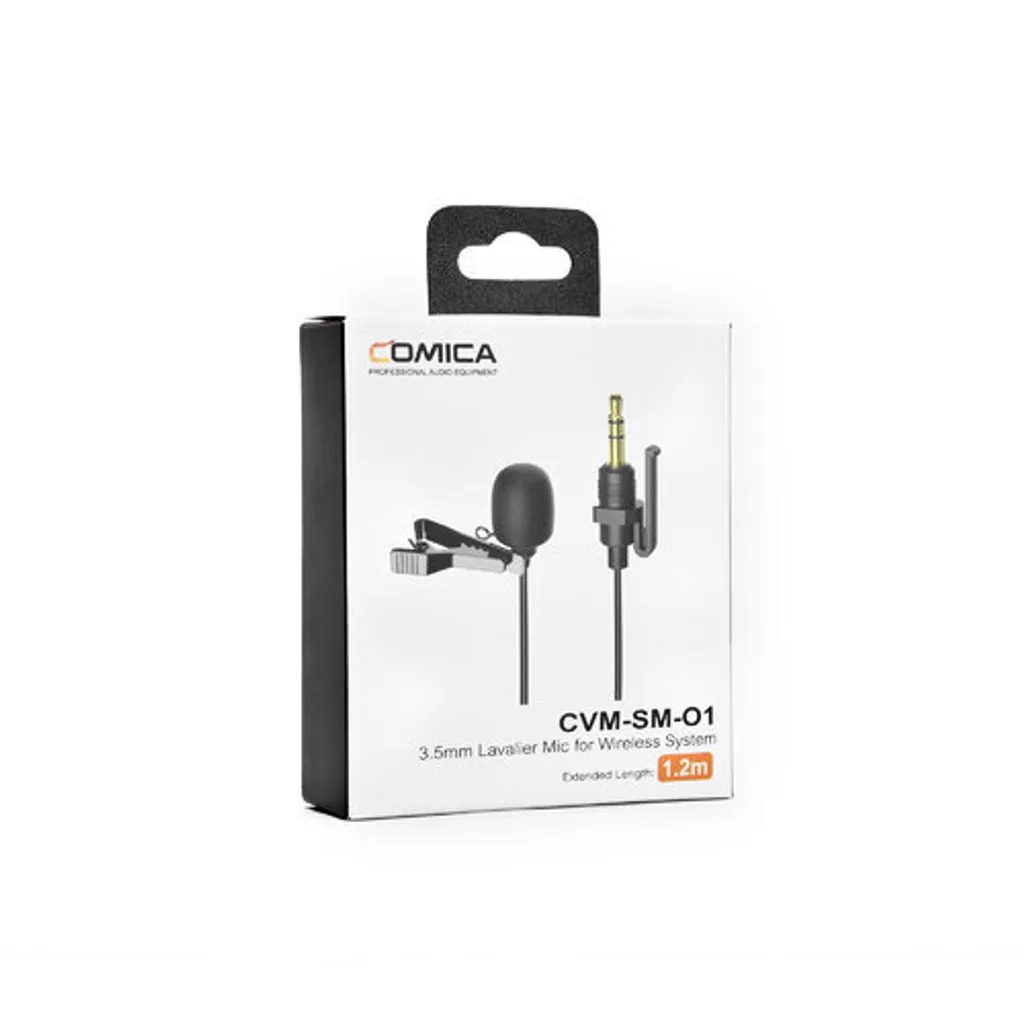 Comica CVM-SM-01 3.5mm Lavalier Mic for Wireless System | Camera2u ...