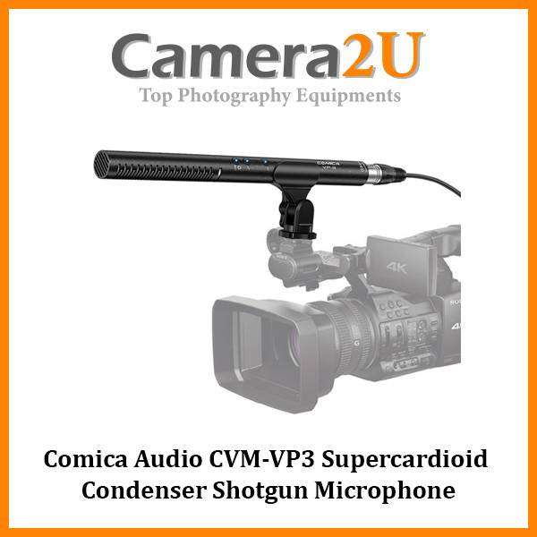 Comica Audio CVM-VP3 Supercardioid Condenser Shotgun Microphone with ...