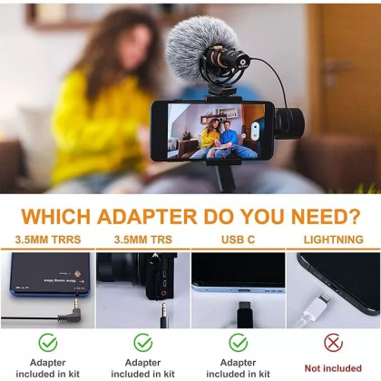 Comica Audio VM10 PRO Mini Supercardioid Digital / Analog Shotgun ...