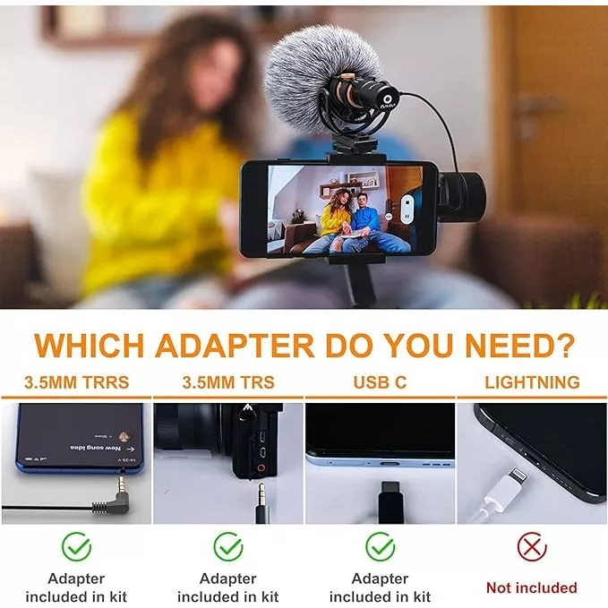Comica Audio VM10 PRO Mini Supercardioid Digital / Analog Shotgun ...