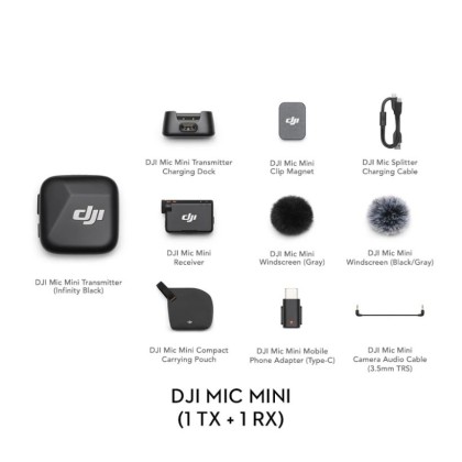 DJI Mic Mini 2-Person Compact Wireless Microphone System | Camera2u Malaysia Top Camera ...